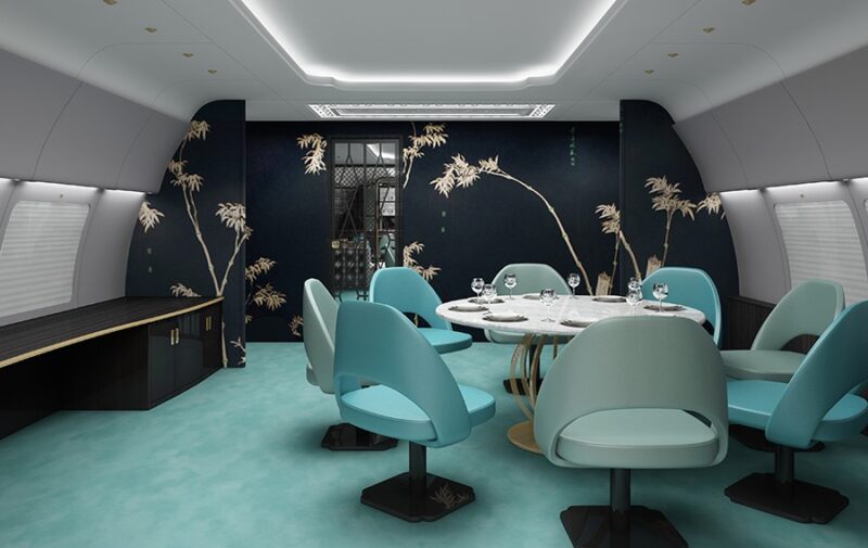 Palace in the Sky: Private Jet Designs - The Chic Icon